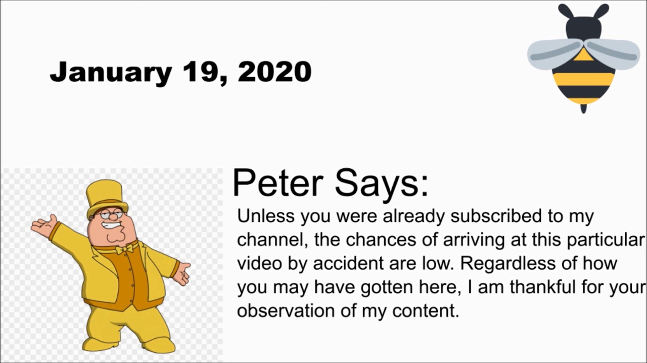 Peter Says #2 - YouTube