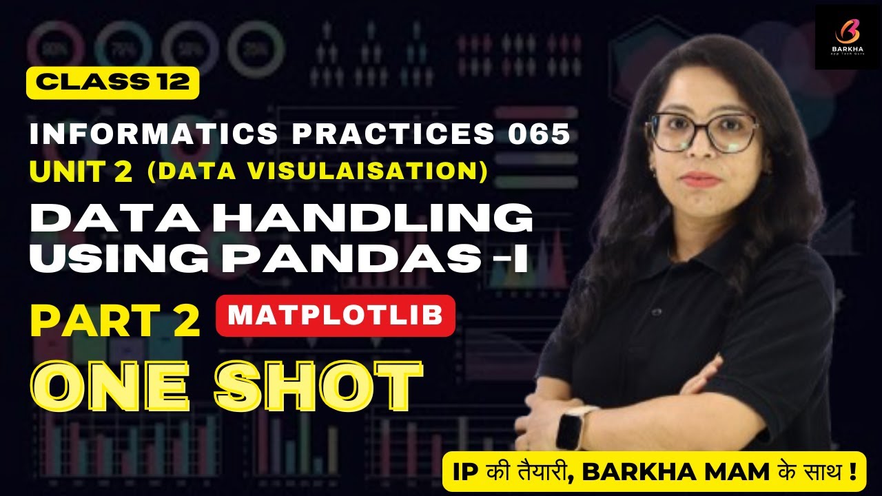 Cbse Class 12 Ip 065data Handling Using Pandasmatplotlibunit 2one 7629