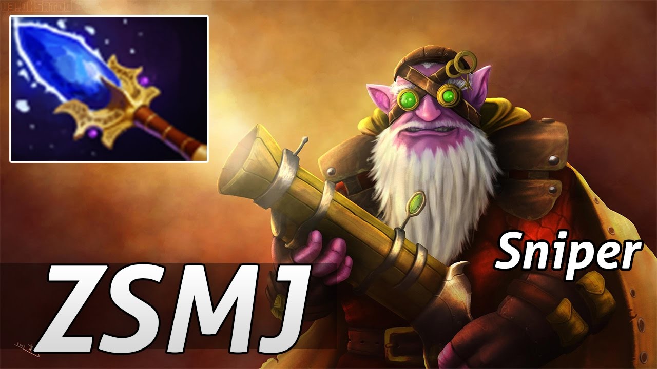 Dota 2 patch 7 Sniper build Scepter By ZSMJ - YouTube