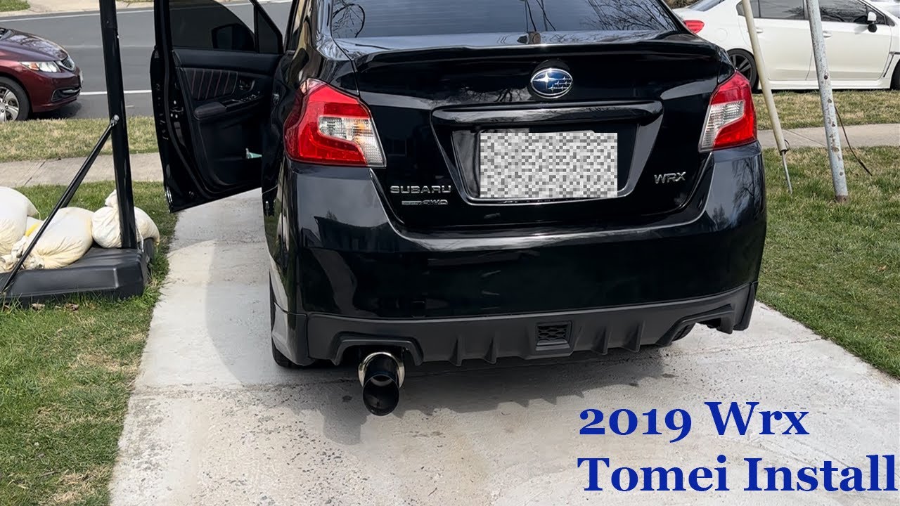 2019 Subaru WRX Gets New Catback (Tomei) - YouTube