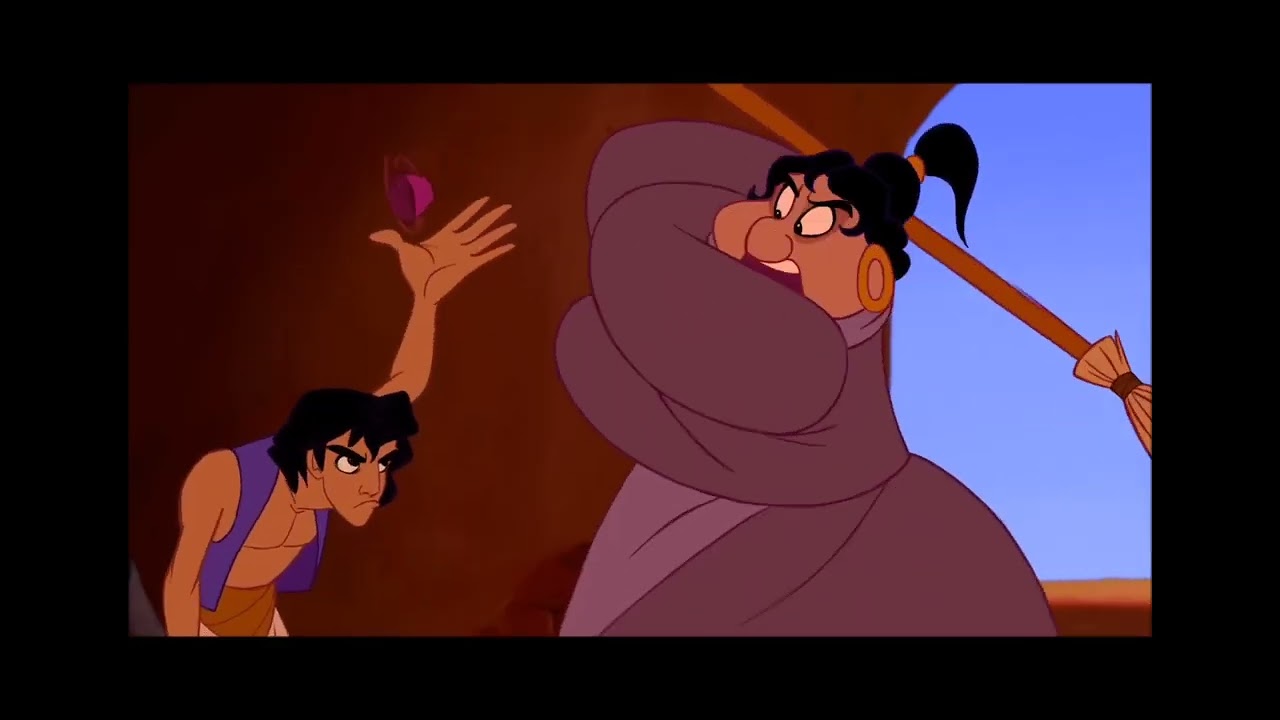Aladdin on the run. - YouTube