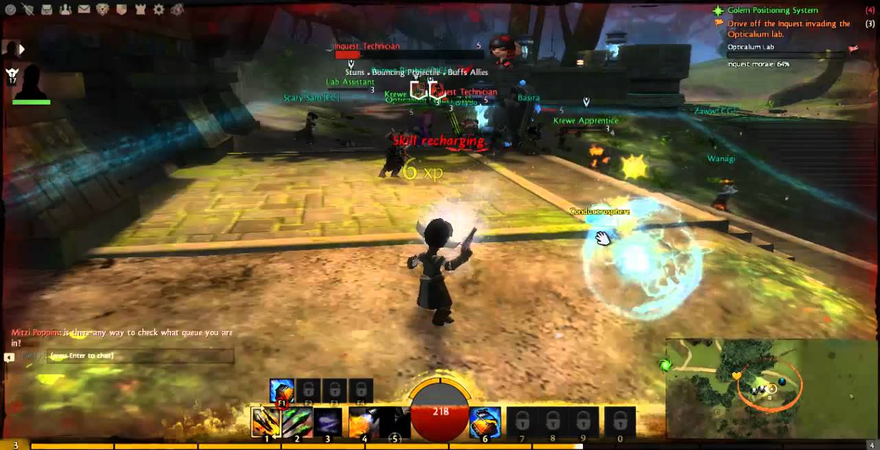 Guild Wars 2 Asura Engineer Protecting the Energy Tanks - YouTube