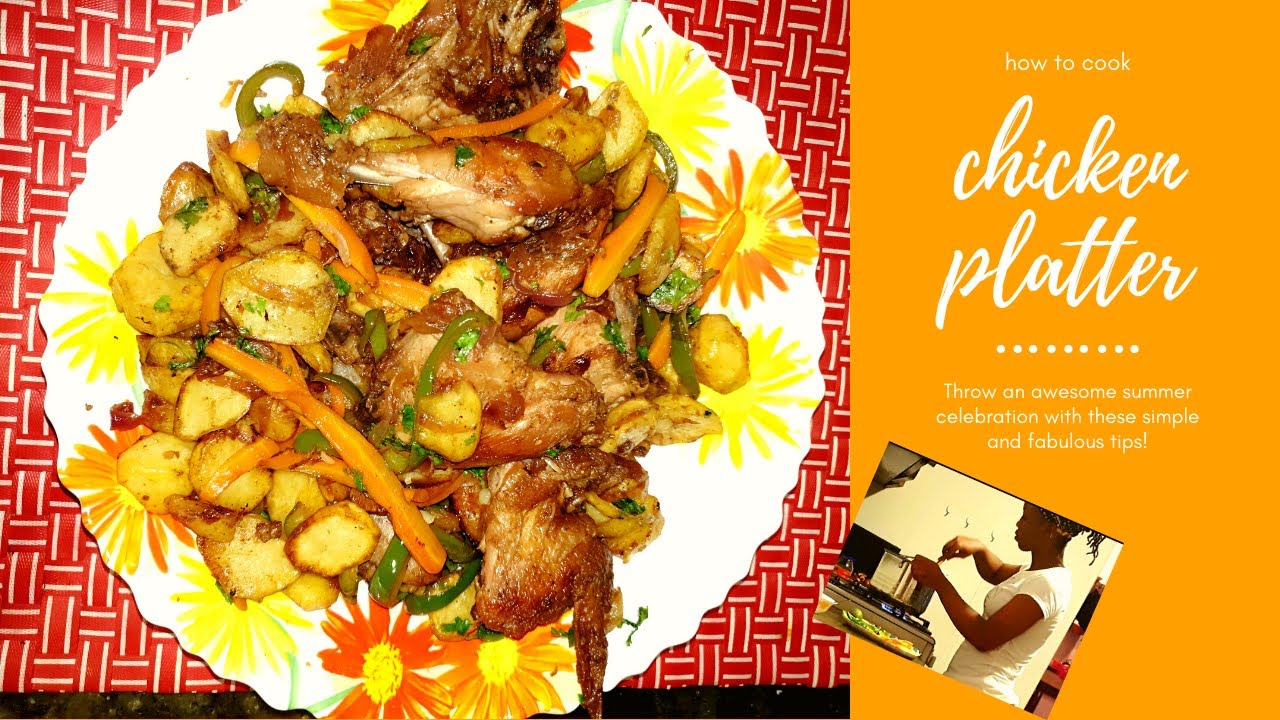 How to cook chicken platter/ Chicken platter recipe/ lydiaa - YouTube