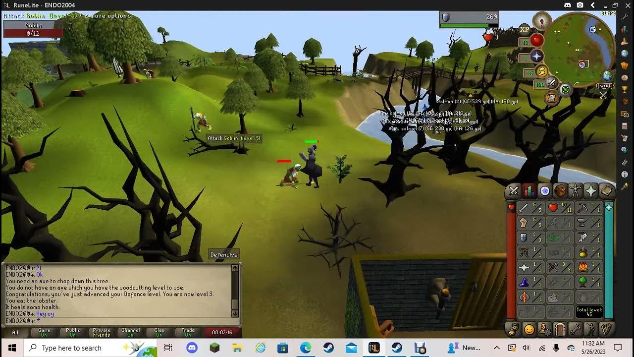 OSRS my first video - YouTube