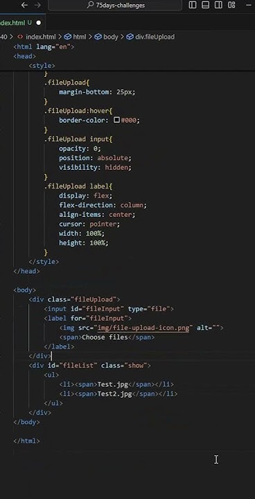 Create a custom file upload UI using HTML & CSS - YouTube
