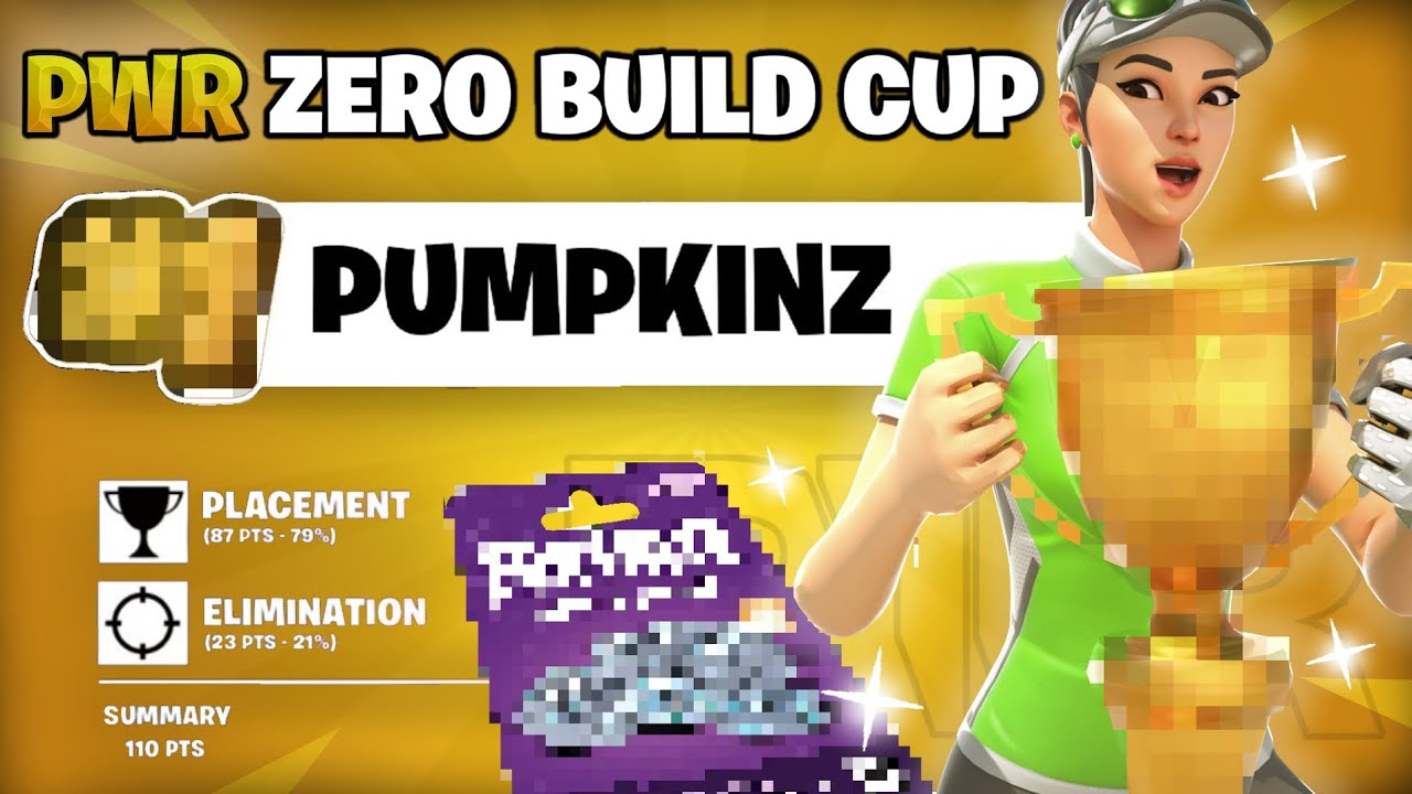 I PLACED IN PWR ZERO BUILD CUP 🏆 (💰5,000) - YouTube