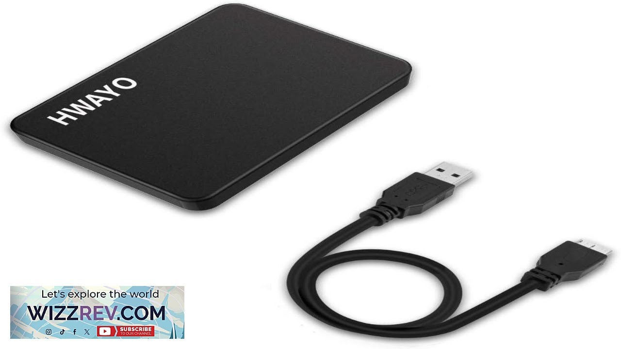 120GB Portable External Hard Drive Ultra Slim 2.5'' USB 3.0 HDD Storage ...