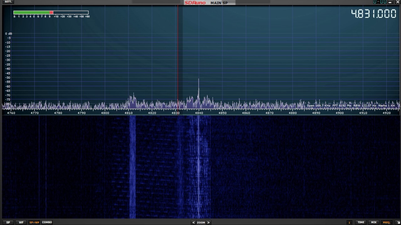 Mystery Signal mixed with CODAR - YouTube