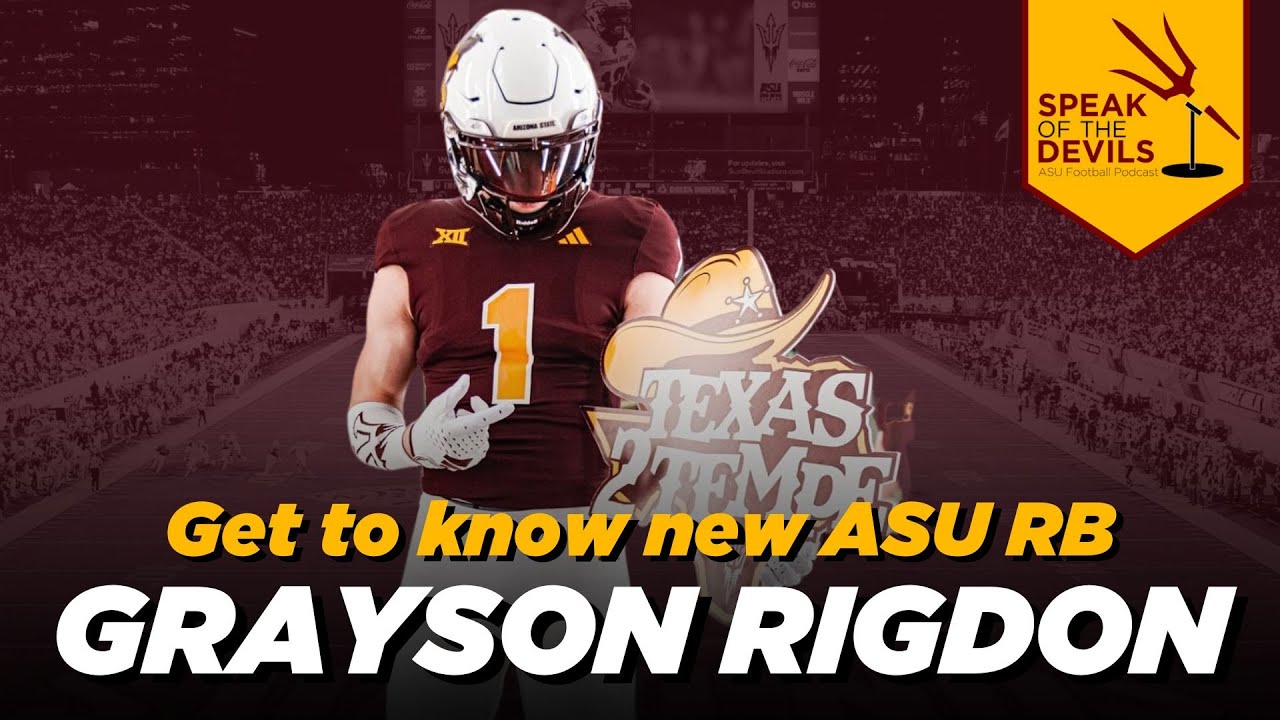 Get to know new ASU RB Grayson Rigdon - YouTube