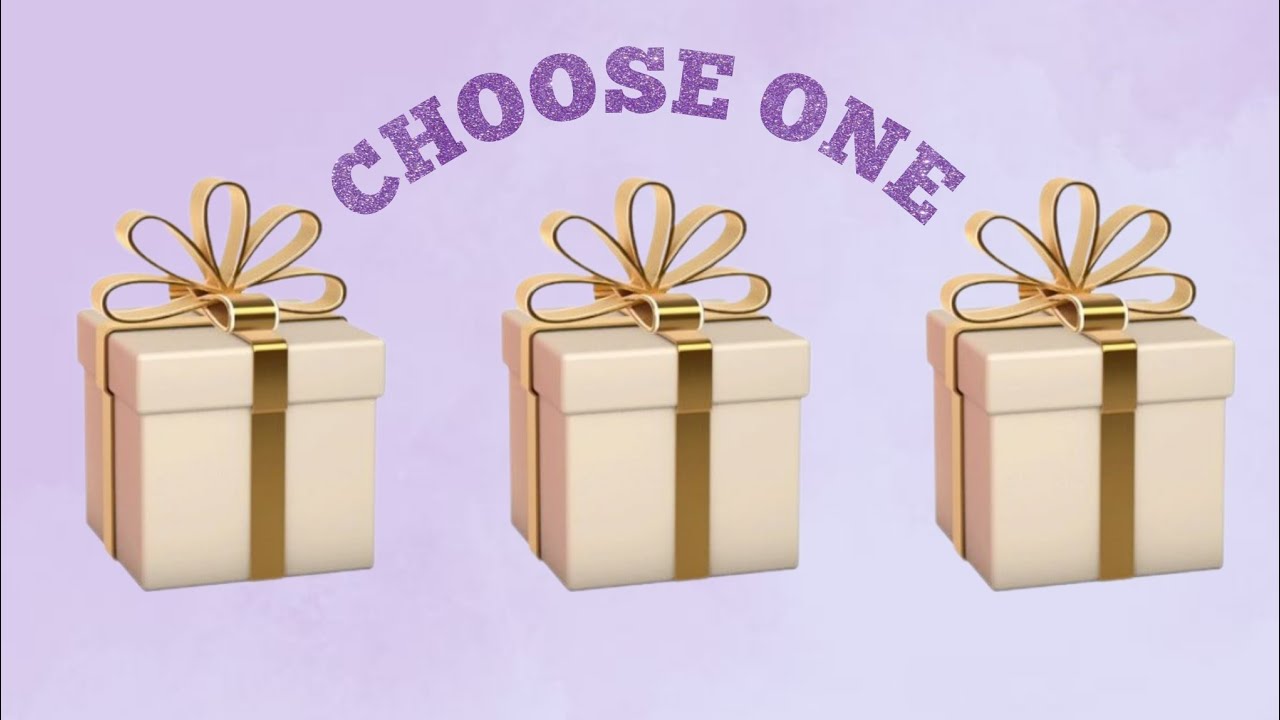 Choose One | escolha um | #presente #chooseyourgift #regalos - YouTube