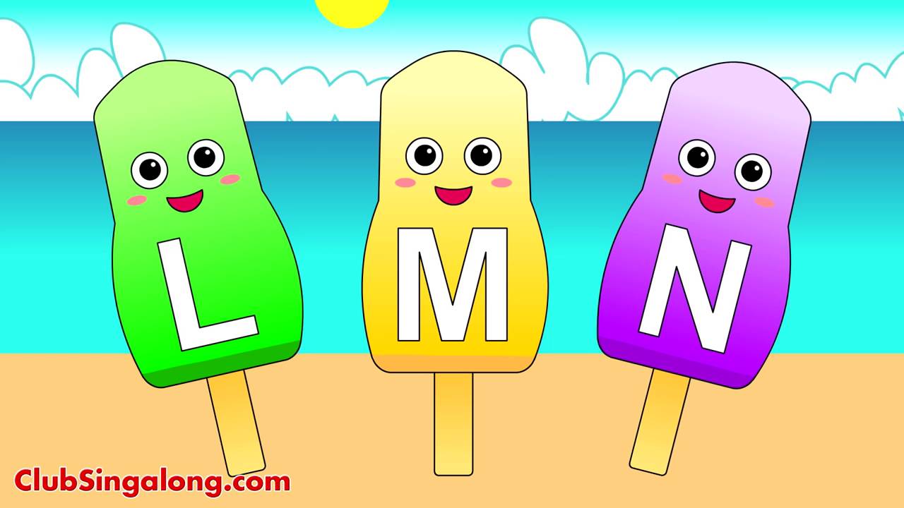 Ice Cream Alphabet | Learning Nursery Rhyme, Simple English Learning ...