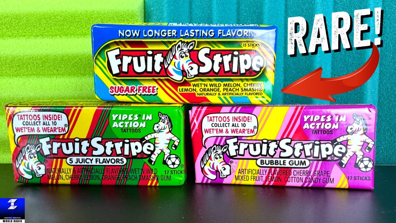 The Rarest Version of Fruit Stripe Gum! - YouTube