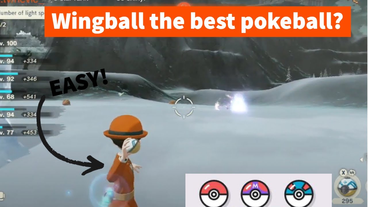 Wingball best pokeball ? Dominates and snipes pokemon with correct ...
