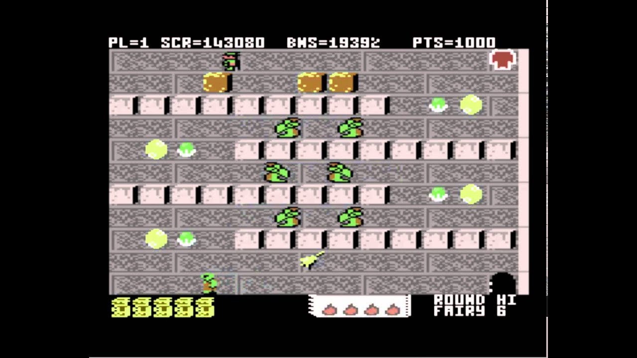 Solomon's Key C64 1986 Tecmo (1/3 - YouTube