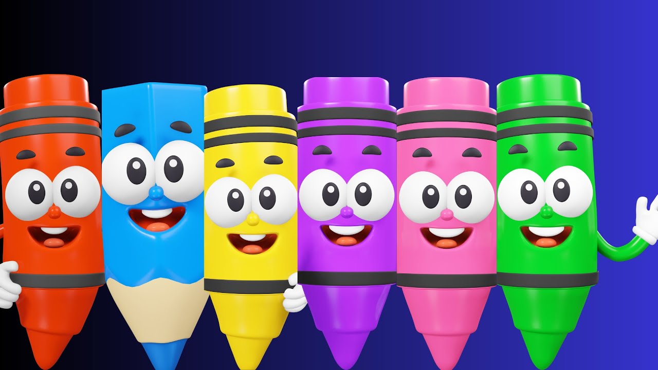 Lets Learn Colors Song | Colors Song For Children | Nursery Rhymes And ...