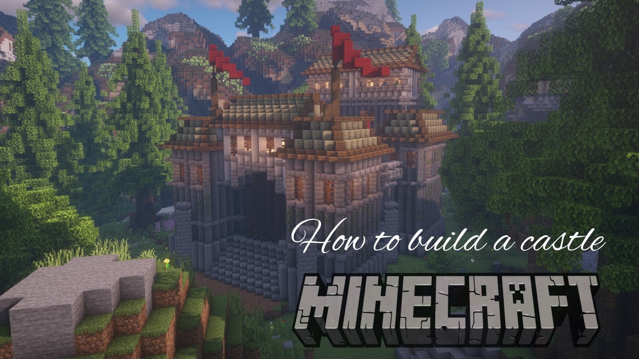 Minecraft | Diagonal Castle Tutorial (How to build) - YouTube