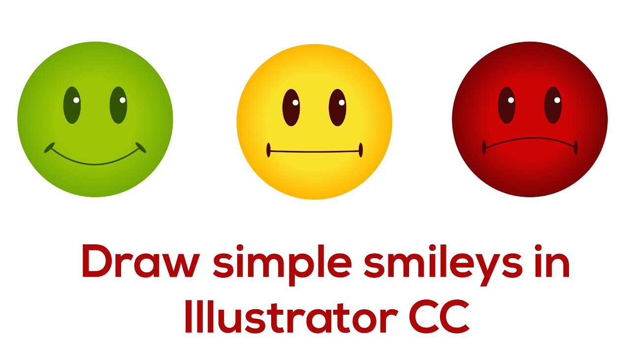 Create Your Own Smileys With Illustrator - YouTube