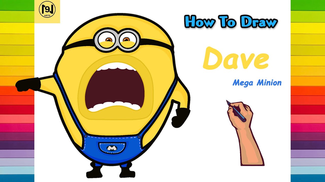 How to Draw Mega Minion Dave - YouTube