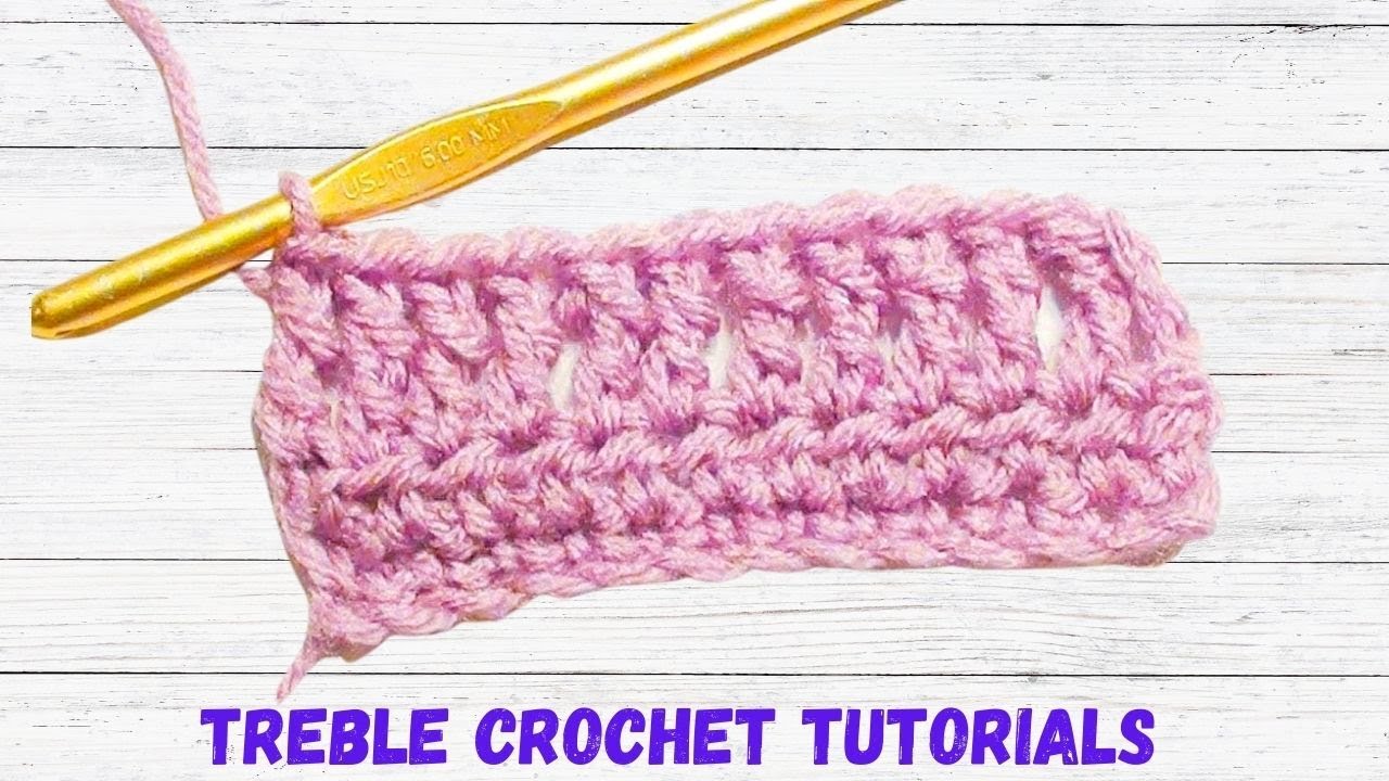 Crochet Treble Stitch | Increase And Decrease Crochet Stitches Step By Step - YouTube