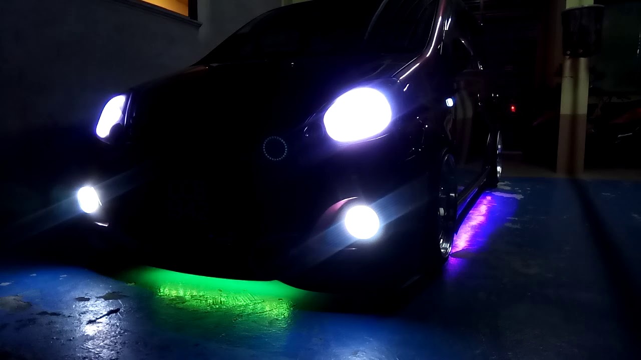 Underglow Lights Perodua Viva #1 - YouTube