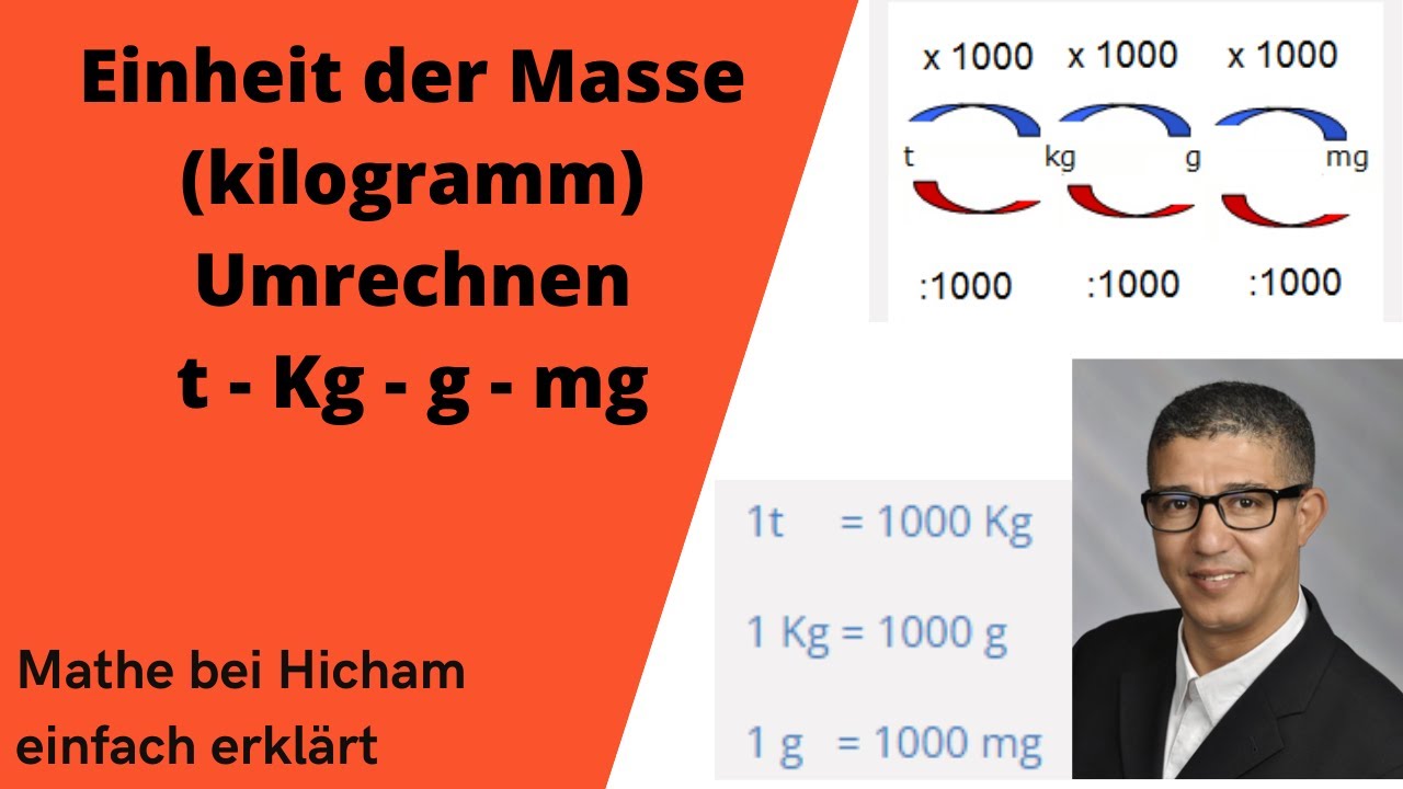 Einheiten Der Masse T Kg G Mg Umrechnen Einfach Erkl rt Bei