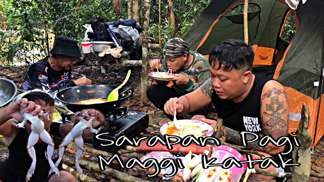 Sarapan Pagi Di Hutan Maggi Katak Sup Terjun,Sebelum Memulakan Aktiviti ...