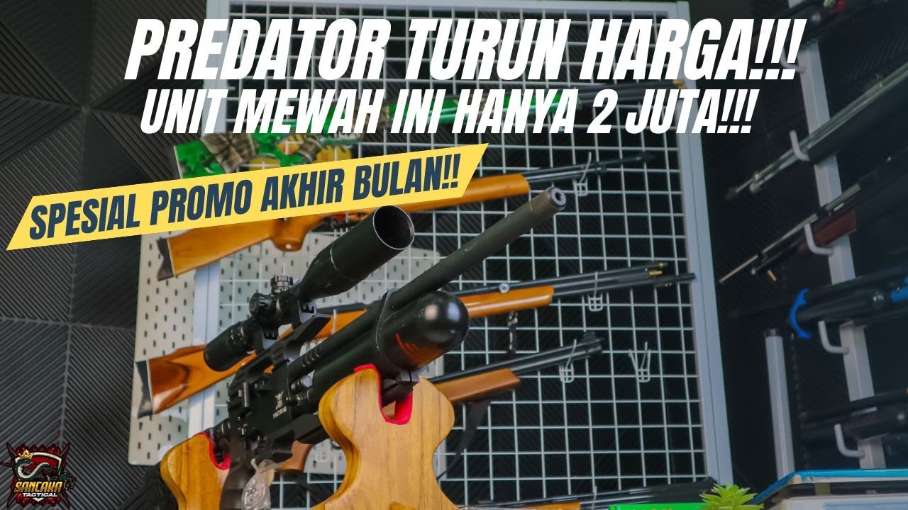 UNIT SULTAN HARGA 2 JUTAAN !! PCP PREDATOR SEMI CNC || HARGA ANJLOK ...