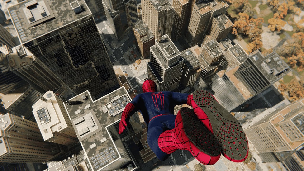 swinging like TASM 2 intro (The Amazing Spider-Man 2) - YouTube