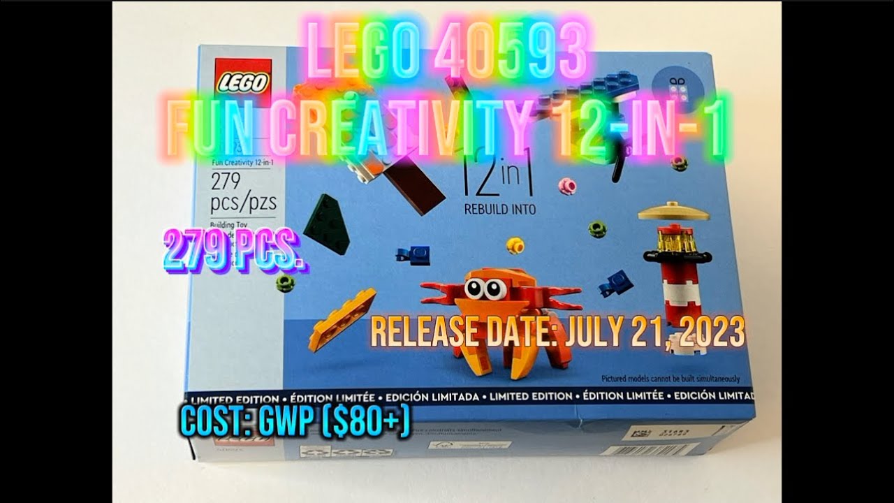 LEGO Speed Build & Review - 40593: LEGO Fun Creativity 12in1 (All 12 ...