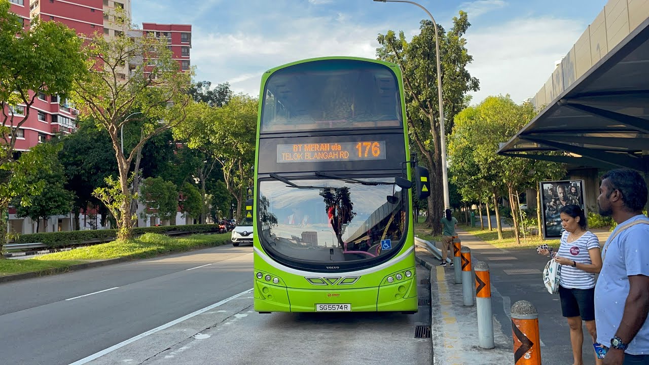 SMRT Buses Volvo B9TL (Wright Eclipse Gemini 2) (Batch 4) SG5574R on ...