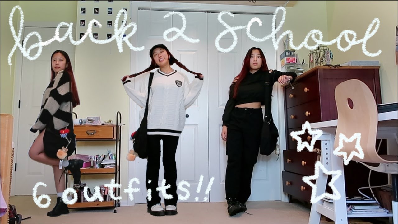 back 2 skool outfit ideas + haul ft. yesstyle - YouTube
