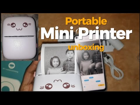 Portable Mini Printer #miniprinter miniprinter - YouTube