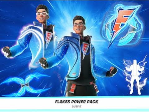 Flakes Power Pack in Fortnite Item Shop Feb 25 2023 - YouTube