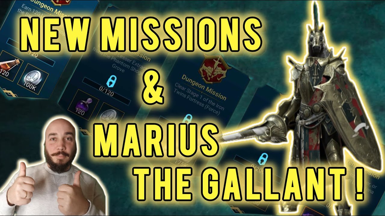 New Missions & Marius the Gallant! / Raid Shadow Legends - YouTube