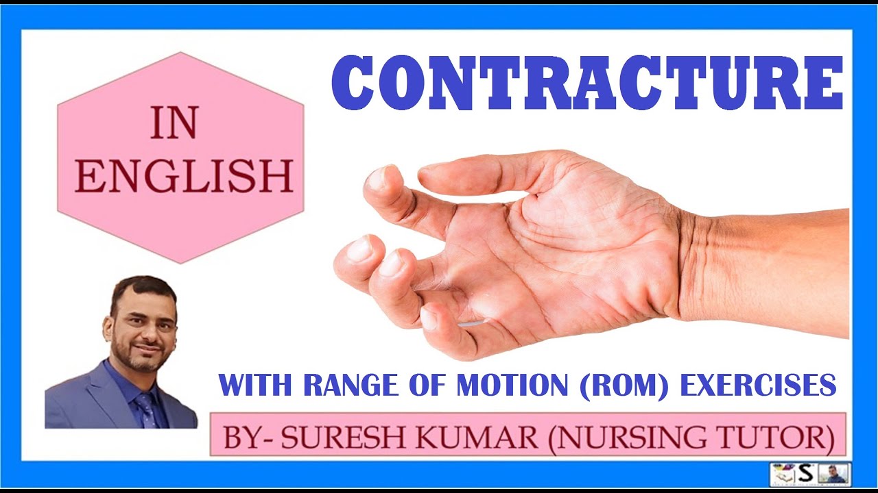 CONTRACTURES IN ENGLISH | ROM | PREVENTION OF CONTRACTUERS | RANGE OF ...