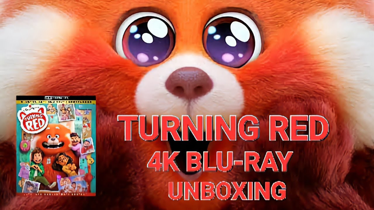 TURNING RED 4K ULTRA HD BLU-RAY UNBOXING + MENU - YouTube