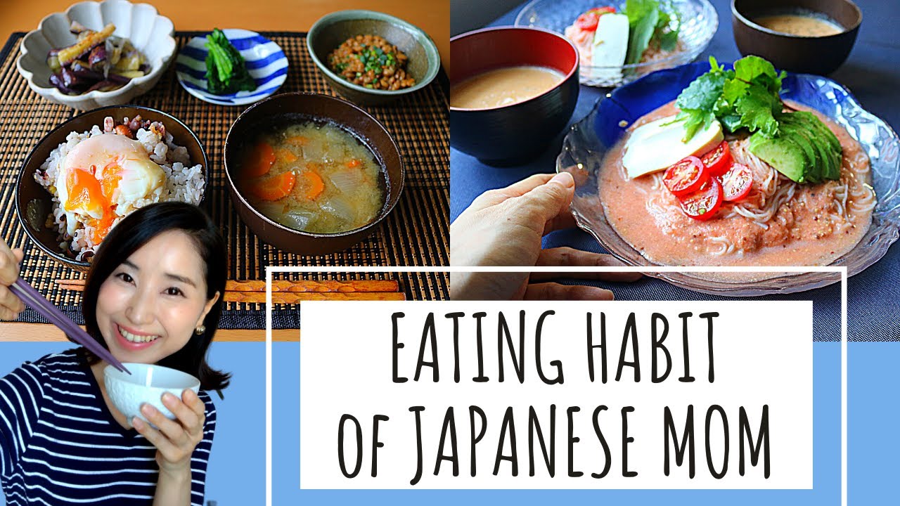 WHAT I EAT IN A DAY IN JAPAN/ as a Japanese mom & food blogger/ Vegan tomato cold pasta recipe ...