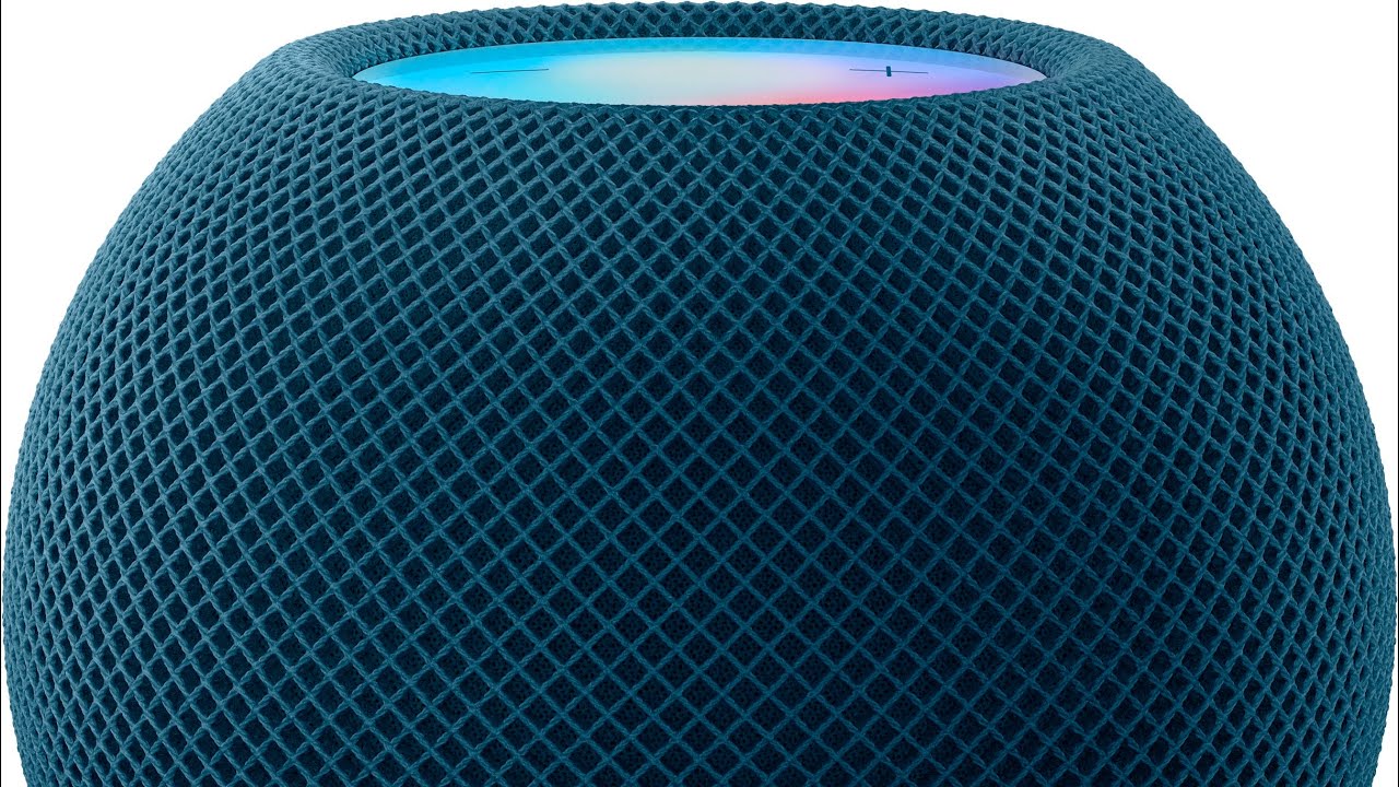 apple homepod mini blue - YouTube