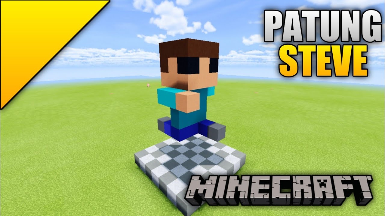 Cara Membuat Patung Steve - Minecraft - YouTube