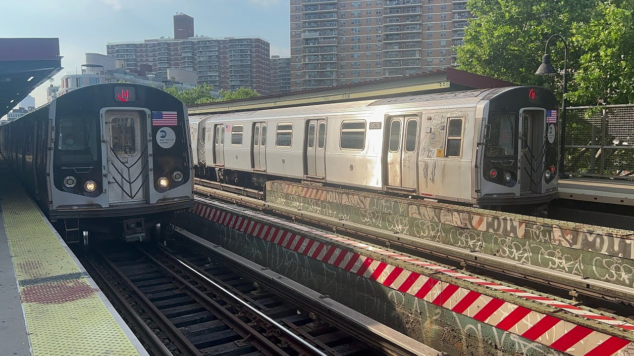 MTA NYCT: J, M, and Z train action at Lorimer Street - YouTube