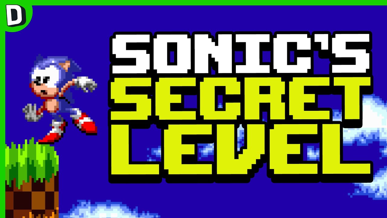 Sonic The Hedgehog's Super Secret Level Walkthrough (W/Commentary ...