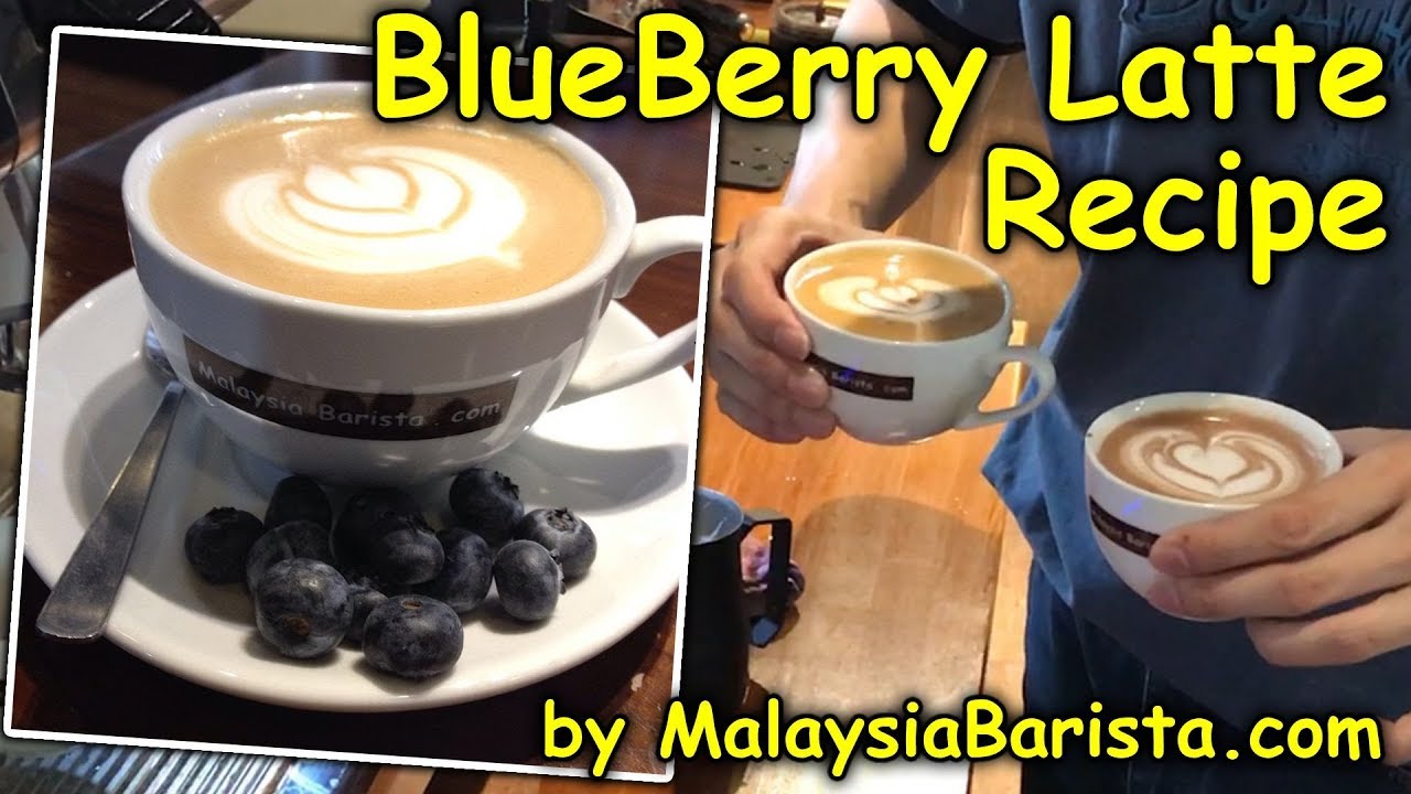 [127] Recipe - Blue Berry Latte & Blue Berry Hot Chocolate (No Voice ...