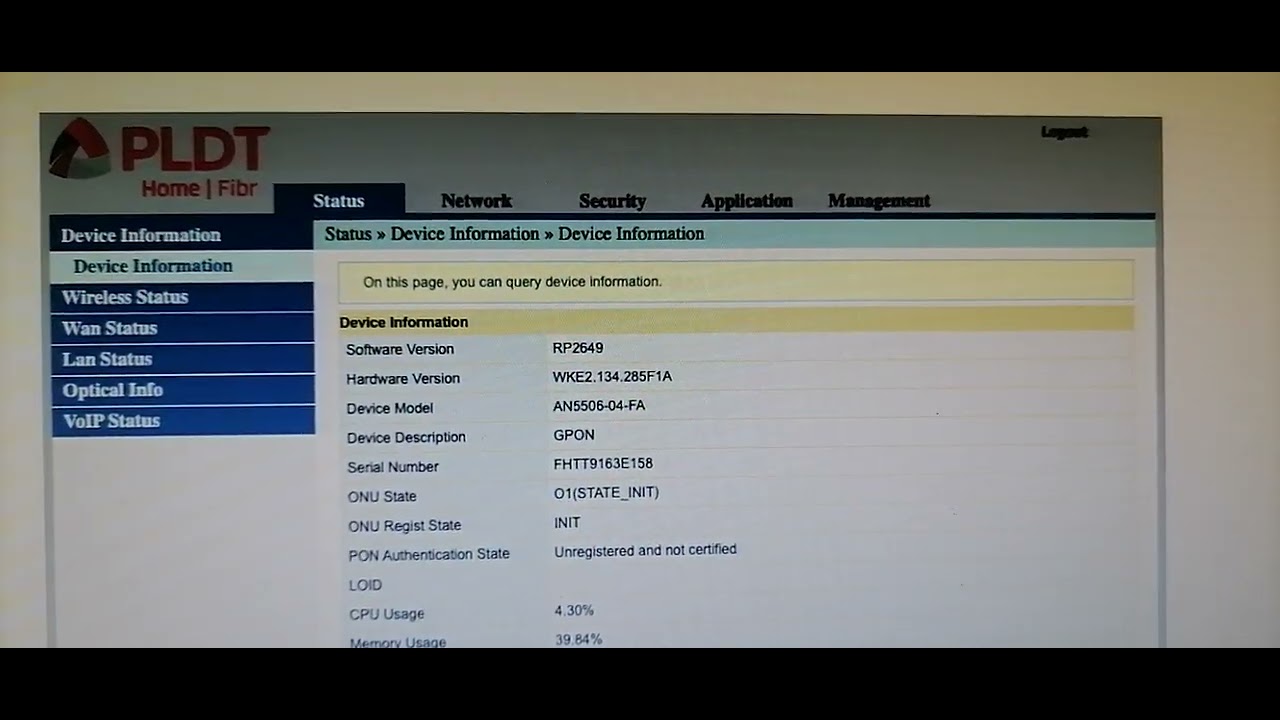 PLDT AN5506-04-FA RP2649 ROLLBACK REVERT DOWNGRADE TO RP2646 - YouTube