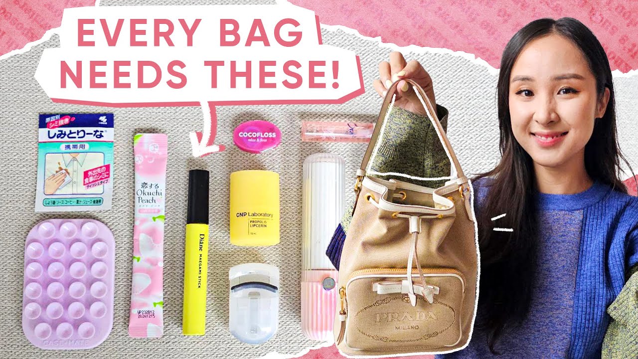 *life-changing* BAG ESSENTIALS You NEED! 🎀 - YouTube