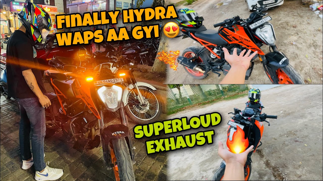 ULTIMATE REACTIONS ON SUPERLOUD EXHAUST🔥, Finally Hydra Waps Aa Gyi😍 ...