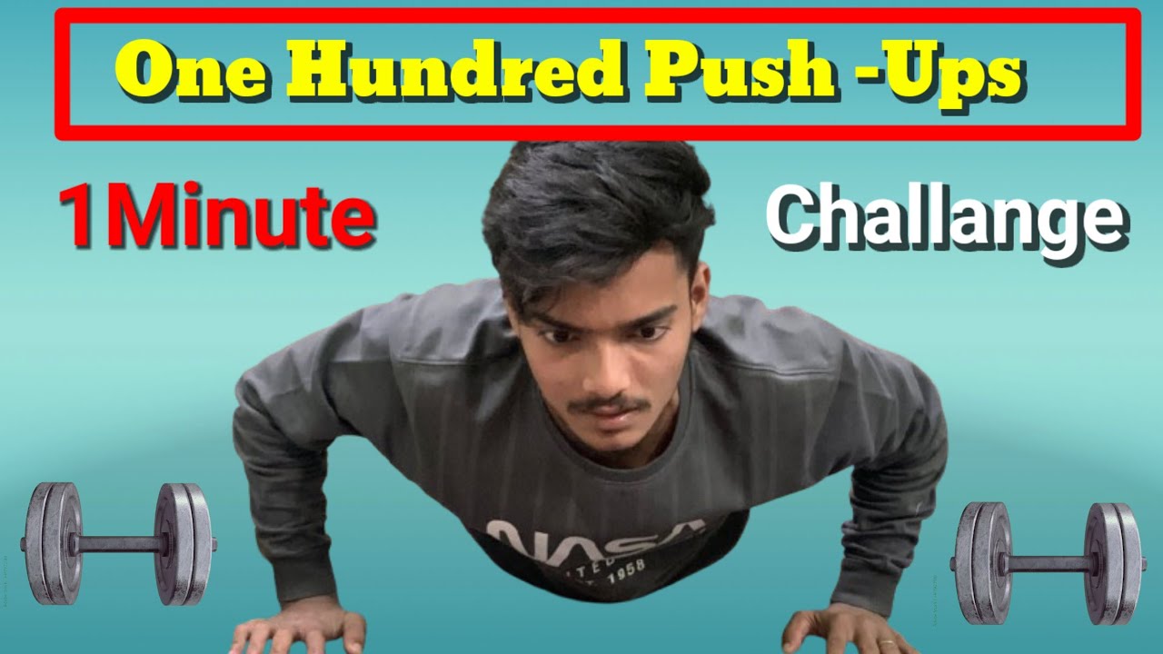100 Push-Ups in one Minute Challage - YouTube