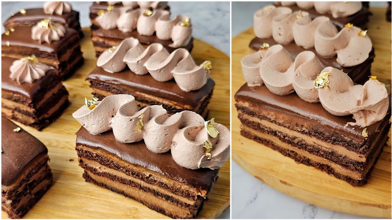 Tranches pâtisserie au chocolat/طرانش باتيسري الشكلاطه - YouTube