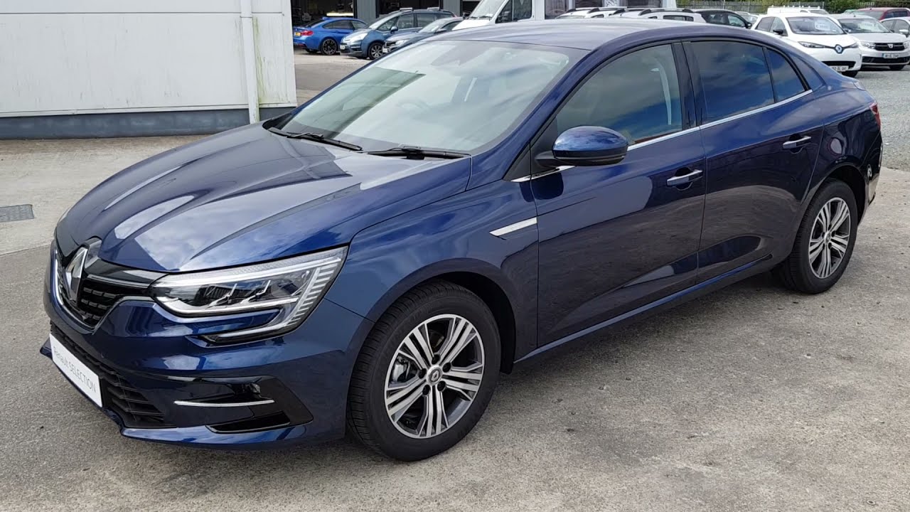 212DL755 - 2021 Renault Megane ICONIC BLUE DCI 115 6DF 32,000 - YouTube