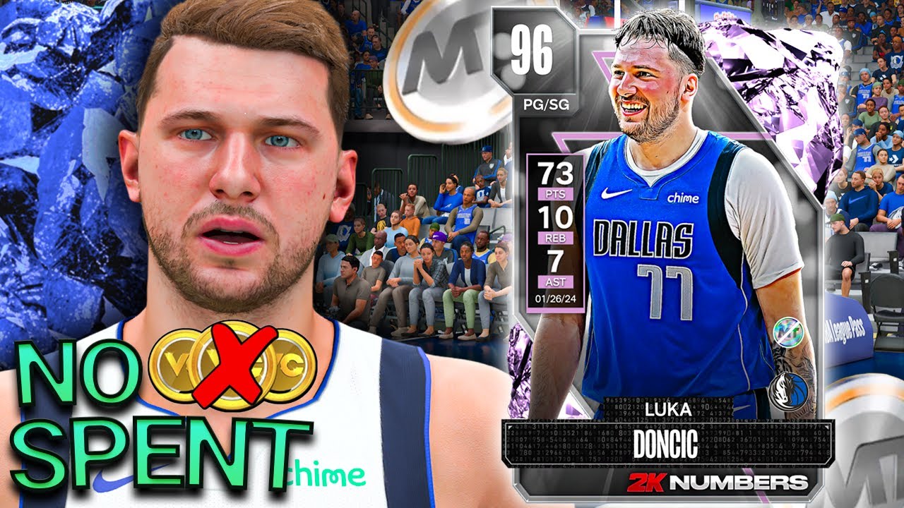 FREE Pink Diamond Luka + Pack Opening! NBA 2K24 No Money Spent #13 ...