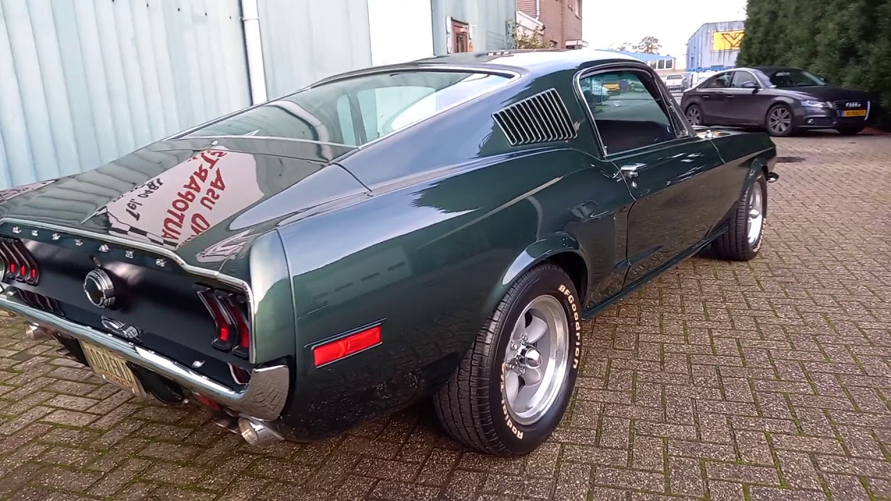 1968 Ford Mustang Fastback Bullitt Tribute - YouTube